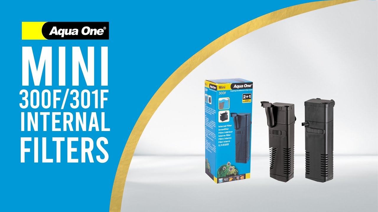 Aqua One Mini Internal Filters - 300F/301F - YouTube