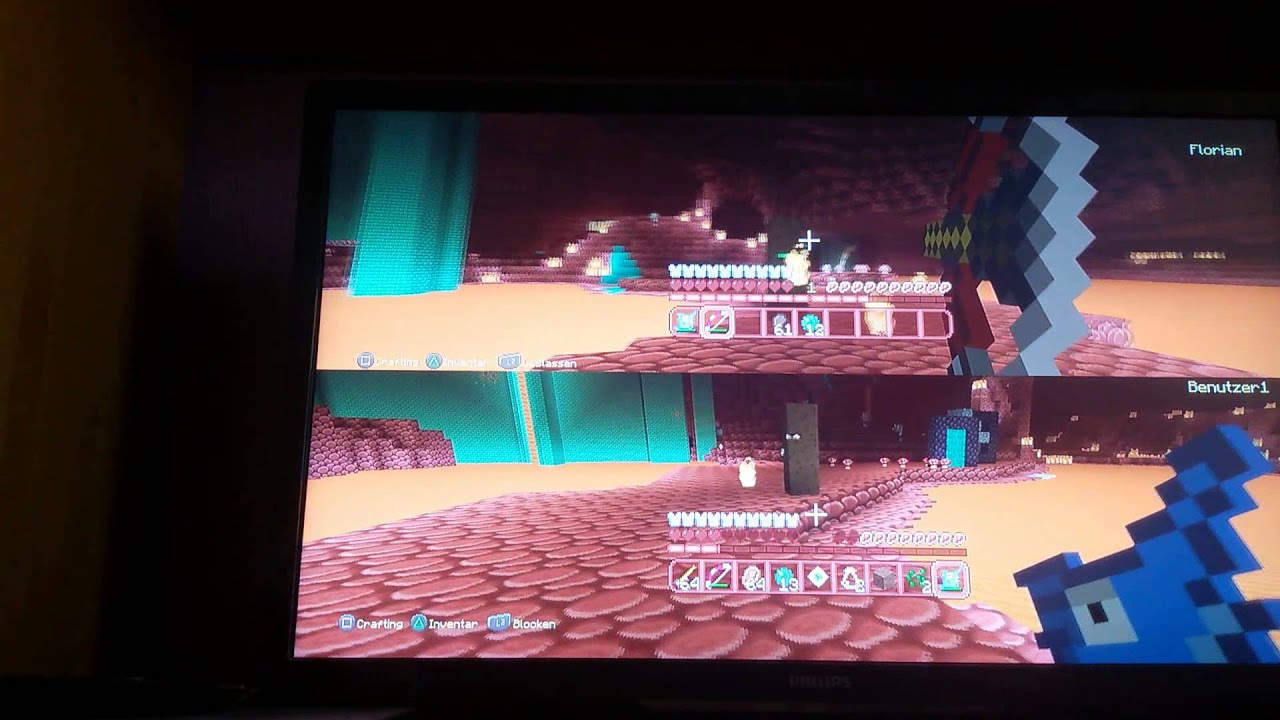 Minecraft Nether Fight - YouTube