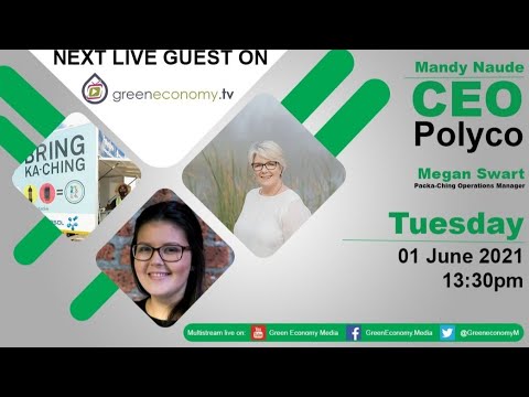 Mandy Naude, CEO of Polyco and the Packa-Ching Operations manager Megan ...