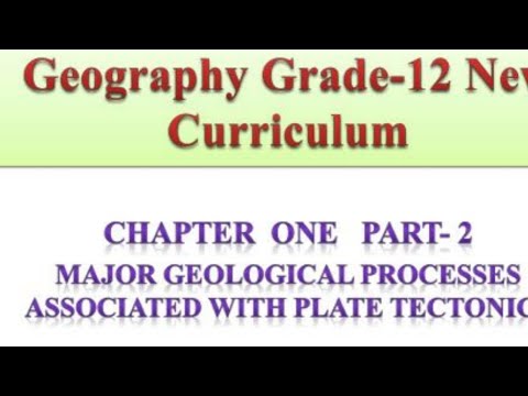 Geography grade 12 New curriculum unit 1 part 2 major geological ...