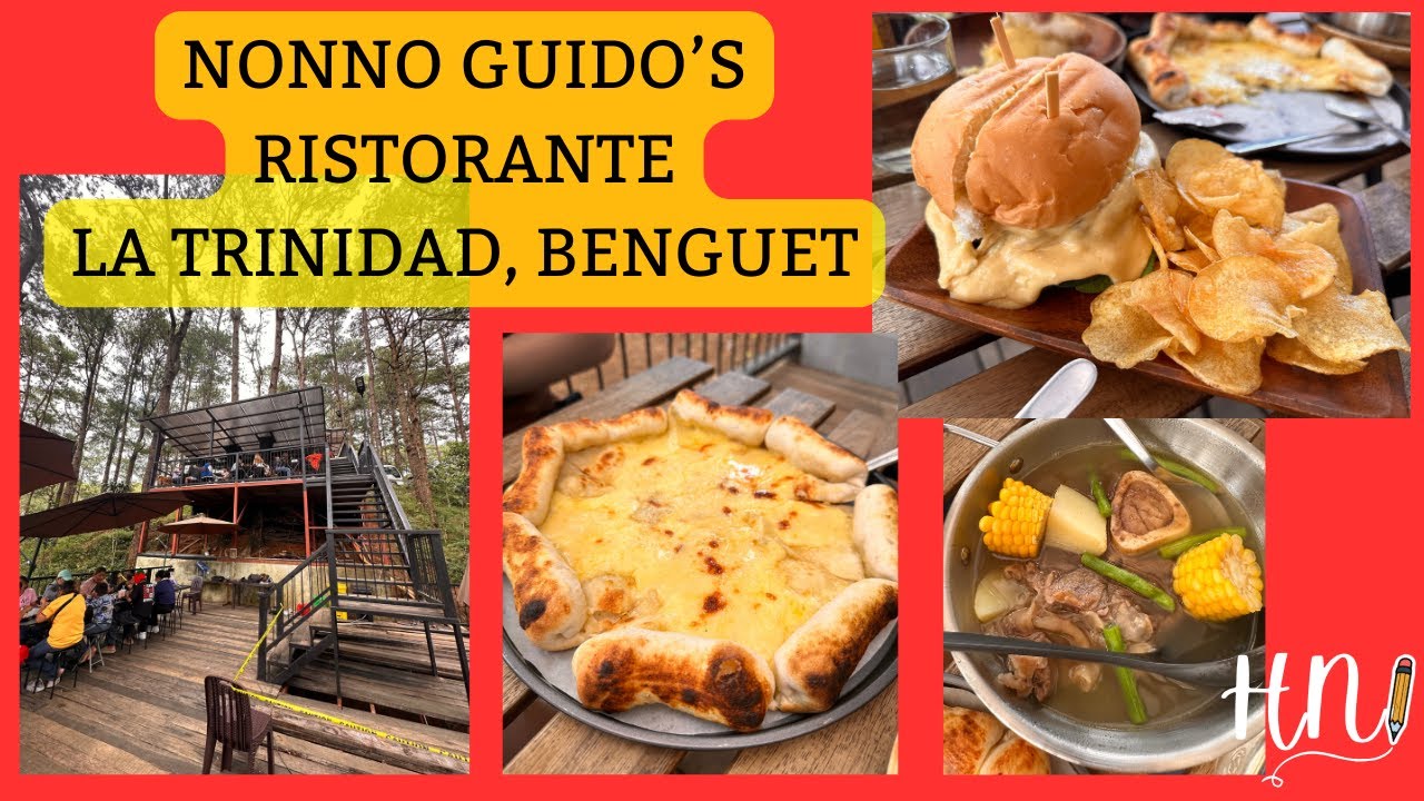 🍕New Baguio Restaurant with View!! Nonno Guido’s Ristorante, La ...