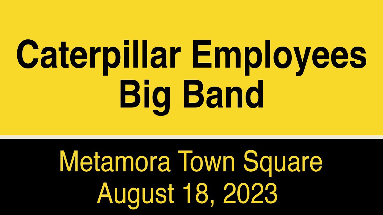 Caterpillar Employees Big Band Concert - YouTube