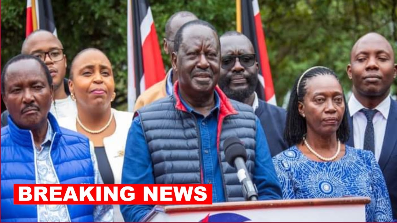 BREAKING NEWS: AZIMIO LEADERS ADDRESSING THE NATION NOW!! - YouTube