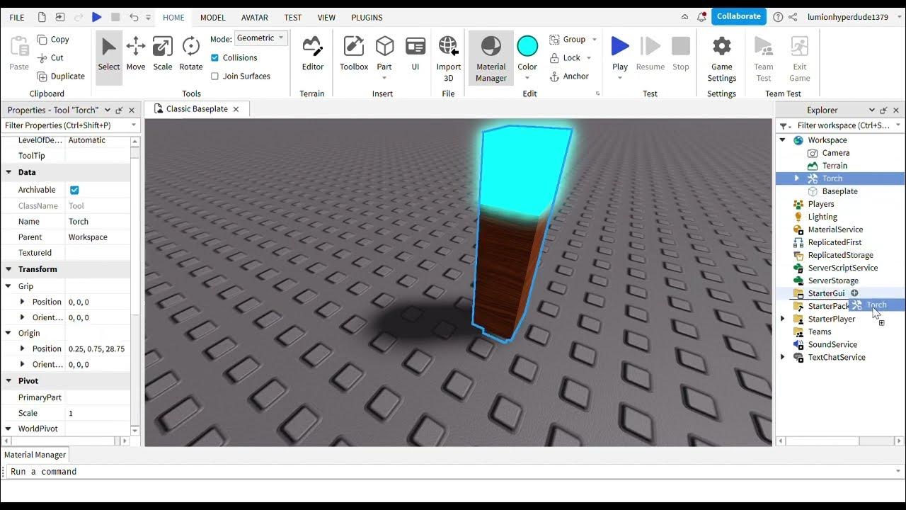 How to make a Tool in Roblox Studio 2023 - YouTube