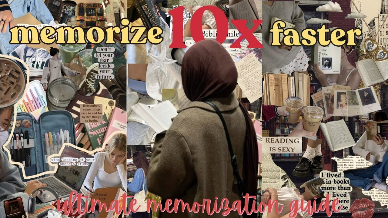 How to REMEMBER EVERYTHING you study AND read ⋆⭒ The ULTIMATE Study Guide for MEMORIZING QUICKLY ...