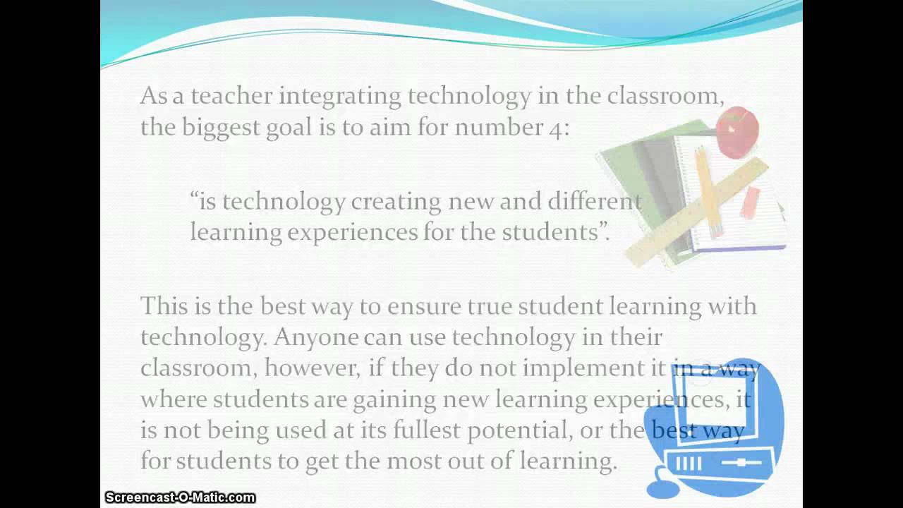 technology integration checklist - YouTube