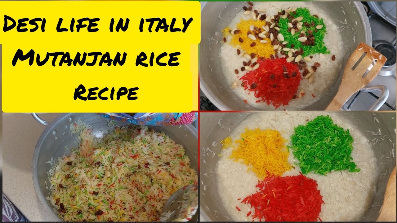 Mutanjan rice recipe | easy recipe | must try| @desilifeinitaly4505 ...
