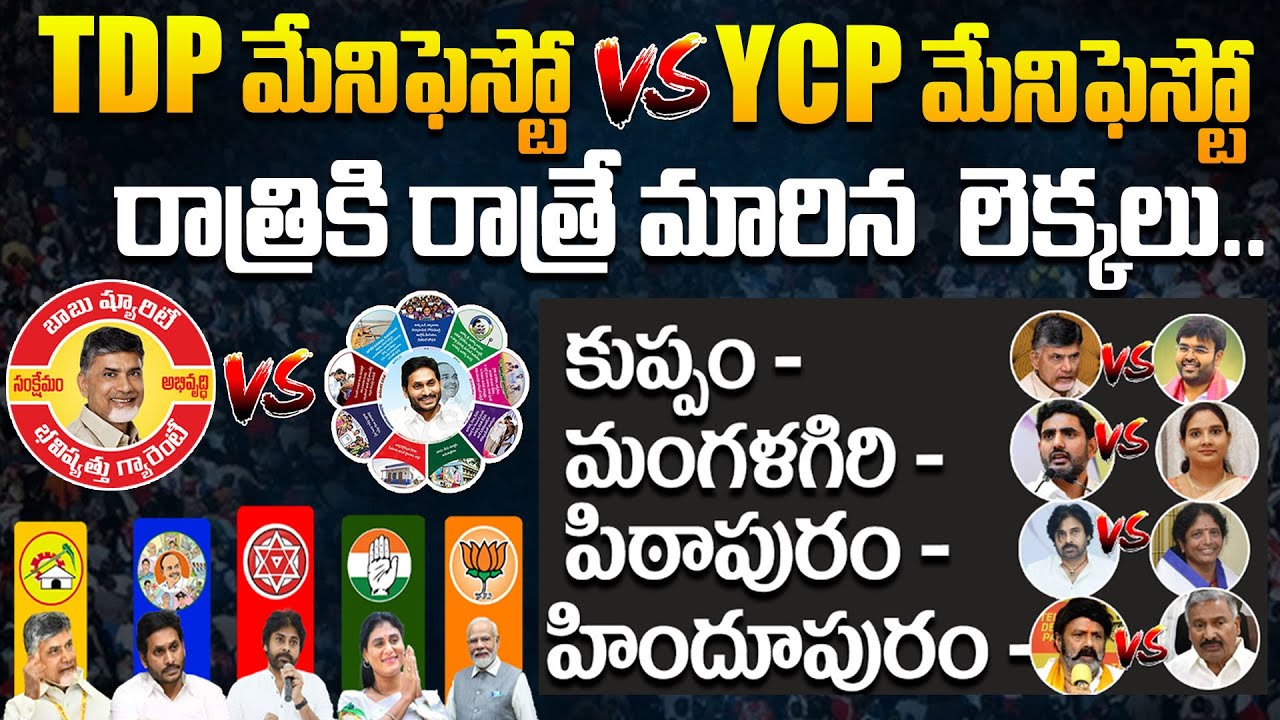 Latest Survey Report After TDP & YSRCP Manifesto's | AP ELECTIONS 2024 ...