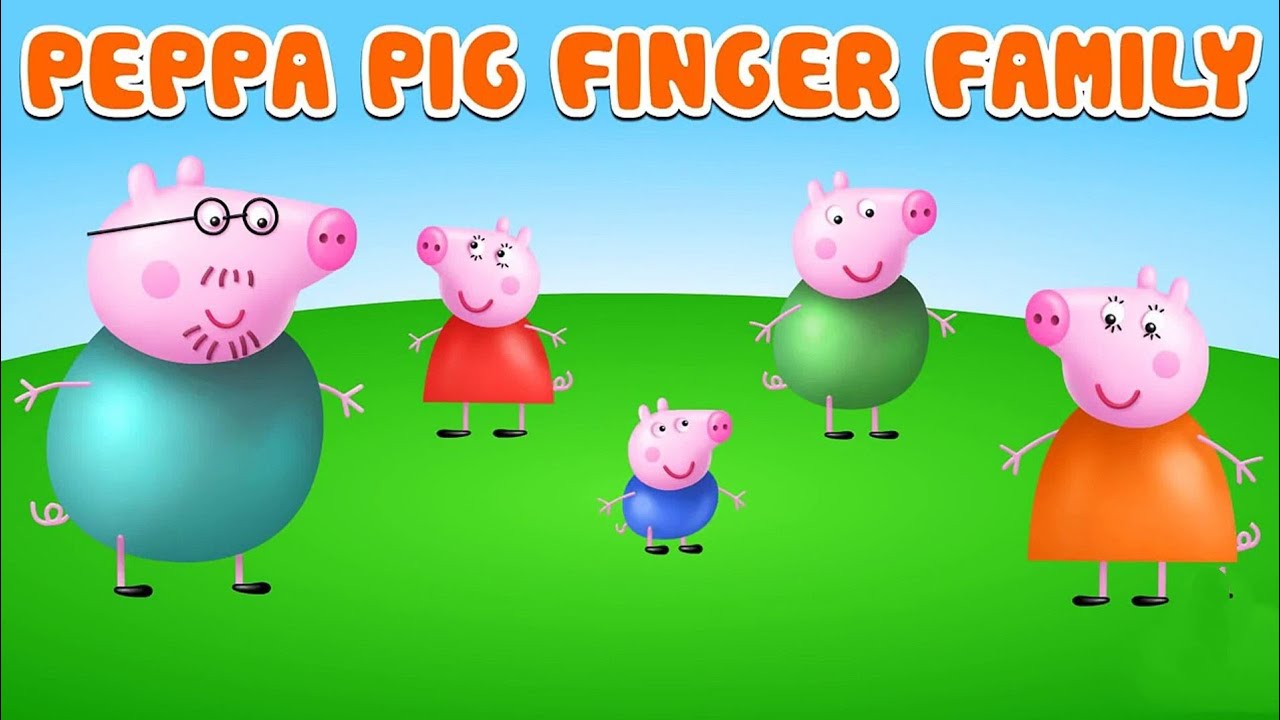 Finger Family Collection | Peppa Pig Finger Family + 8 more Finger ...