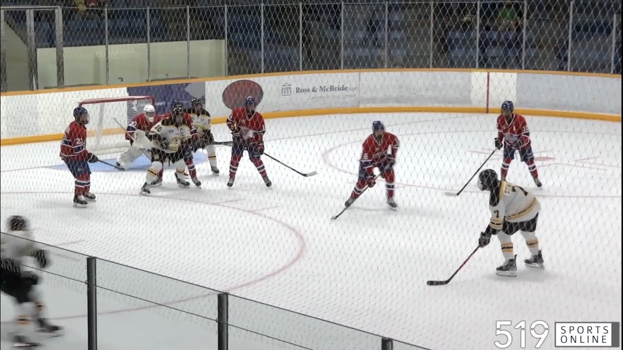 GOJHL - Strathroy Rockets vs Hamilton Kilty B's - YouTube