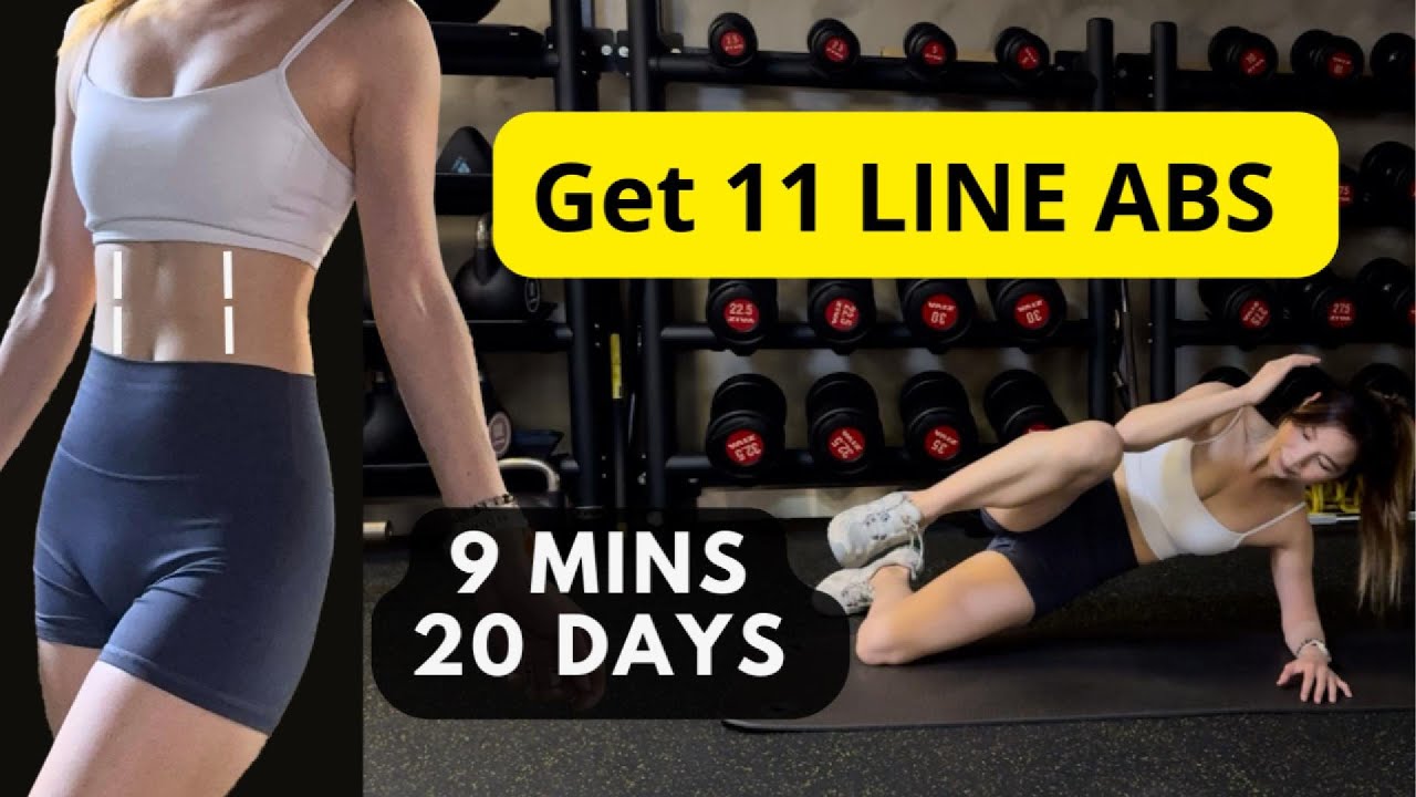 Effective ABS Workout 🔥GET 11 Line ABS 9 mins 20 days - YouTube
