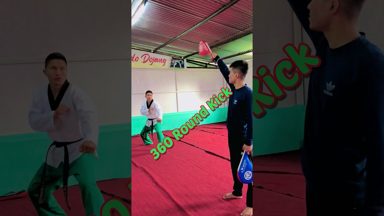 Taekwondo Kick 360 (Round Kick) Tutorial - YouTube