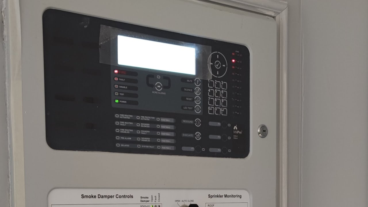 Advanced Electronics Custom Built Smoke Damper Control Panel - YouTube