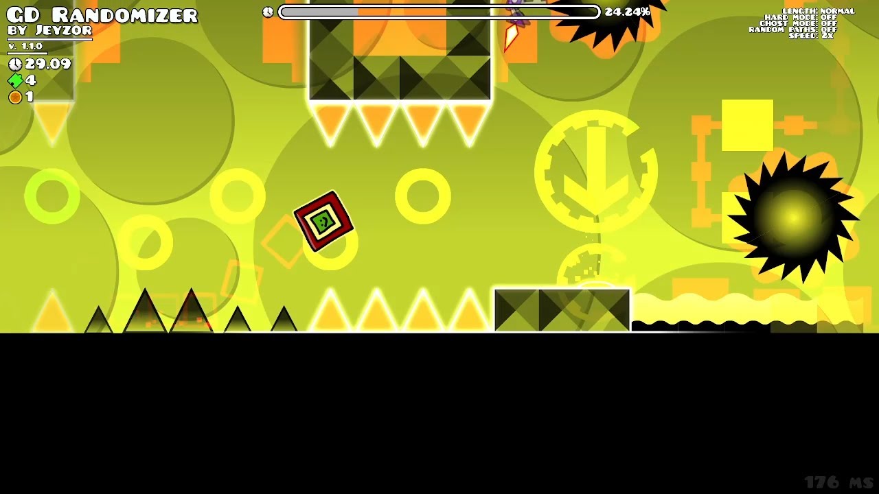 [GD] GD Randomizer - 2x Speed - YouTube