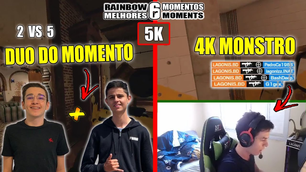 RAZAH E PECHITO GANHANDO 2x5, 4K MONSTRO DO LAGONIS, 5K DO NERD E MAIS ...