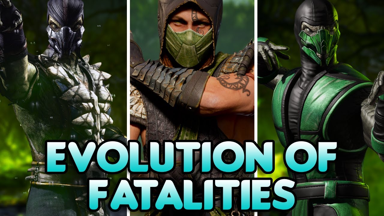 Evolution of Reptile Fatalities | Mortal Kombat (1993-2023) | 4K - YouTube