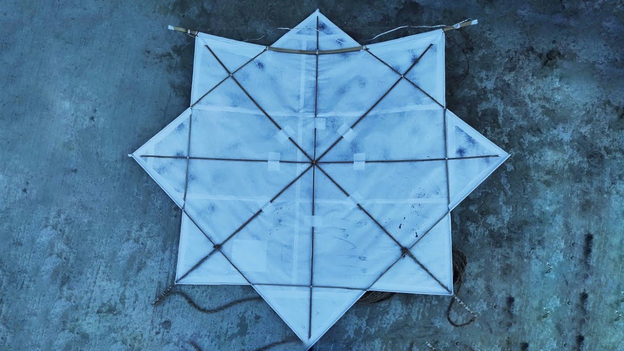 How to Make and Fly Star Kite - কিভাবে তারা ঘুড়ি বানাবেন এবং উড়াবেন ...