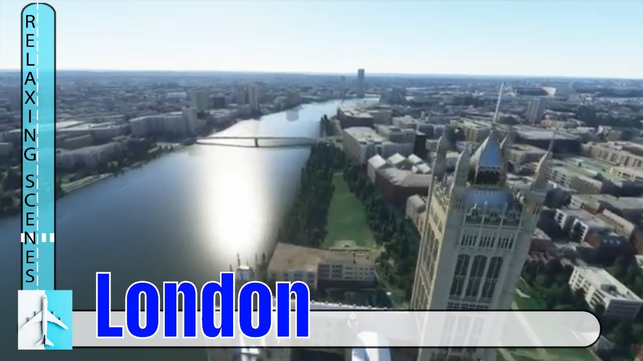 London tour Microsoft Flight Simulator with The O2 Arena and Parliament ...