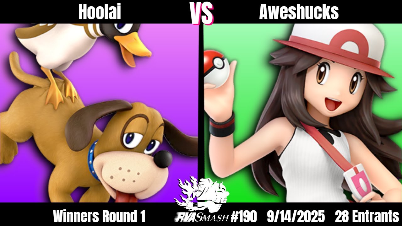 RVA Smash 190 | Hoolai (Duck Hunt) vs Aweshucks (Pokemon Trainer ...