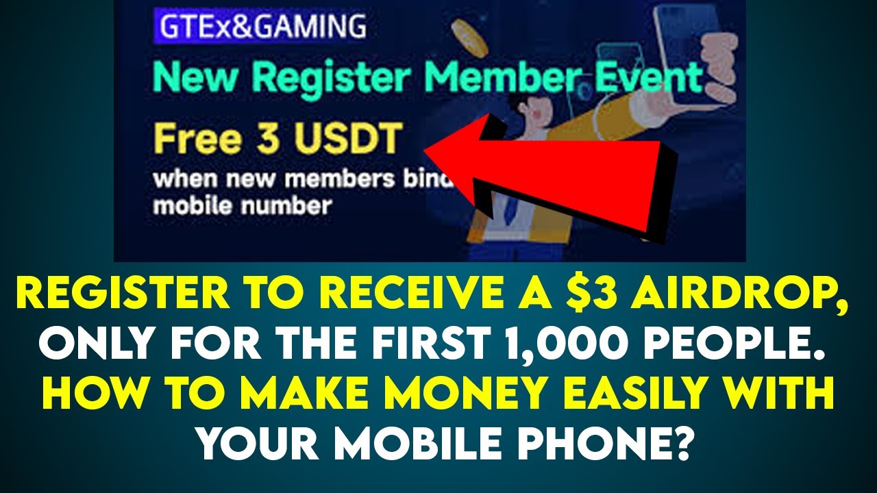 Gtex 3$ free all user｜｜free income site Binance new offer today｜｜instant payment Airdrop 2022 ...