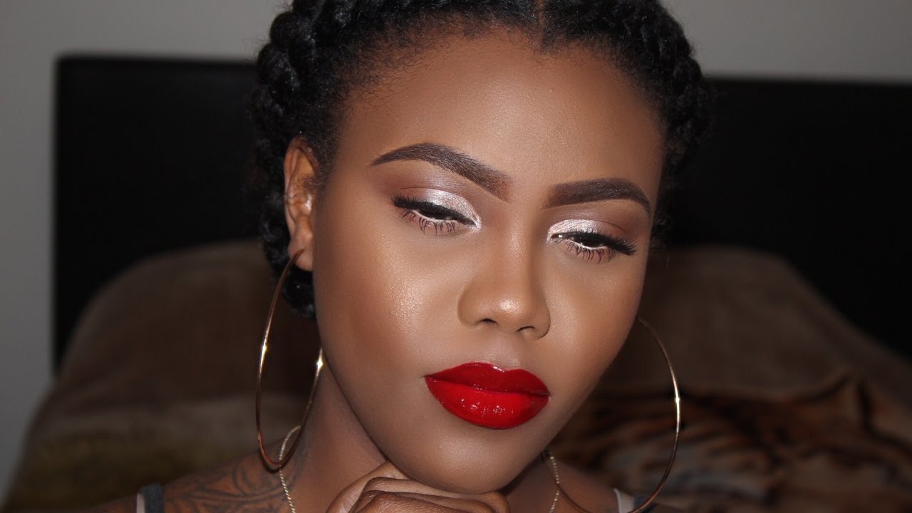 HOW TO SLAY : Simple Valentines Day 2017 Slay | Red Glossy Lips ...