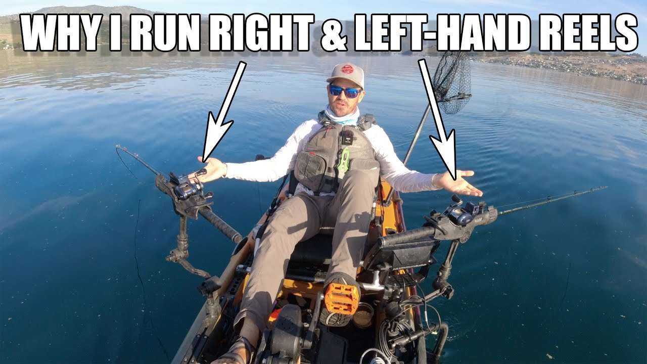 Why I Run Both Right and Left-hand Reels on My Kayak - YouTube