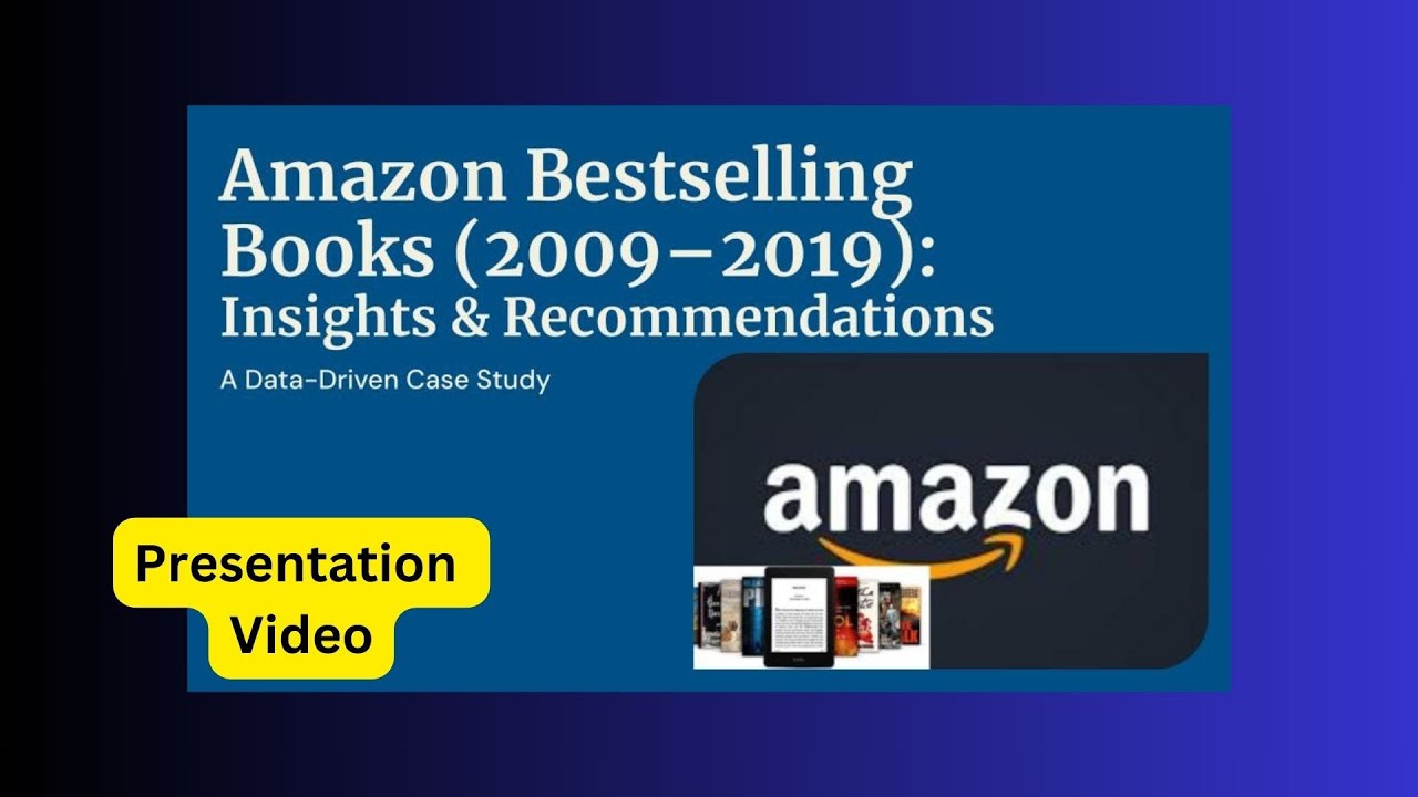 Amazon Bestselling Books (2009–2019): Data Insights & Strategic ...