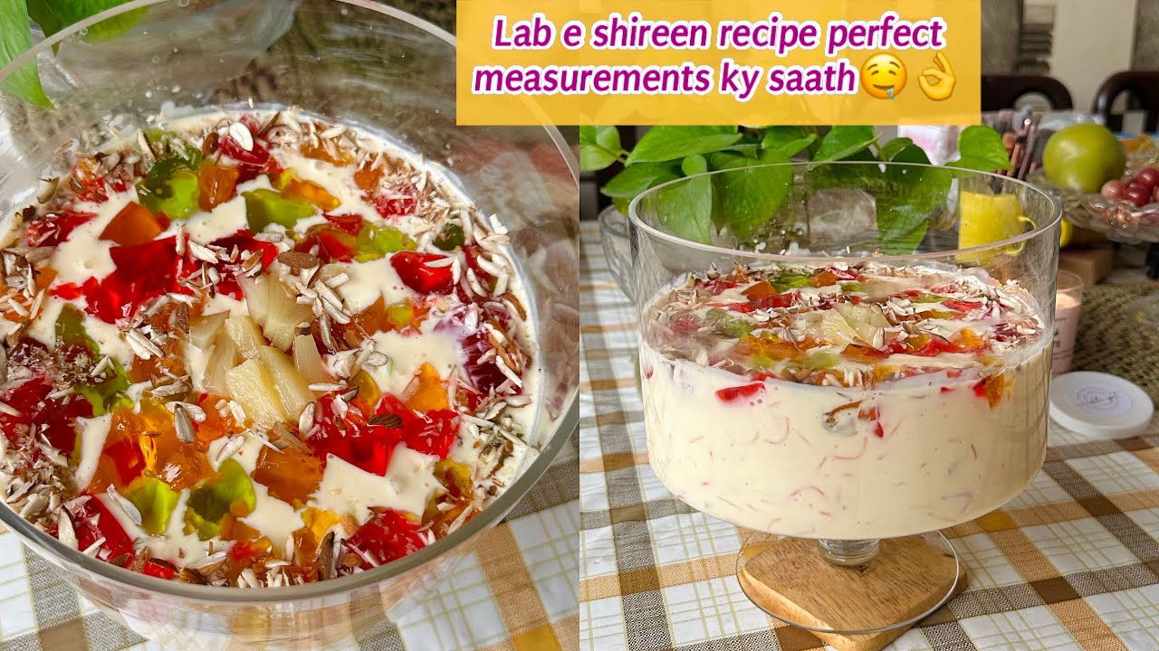 EID Special Lab-e-shireen Recipe by Foodie Girl Tayeba🤩 | Laziz Tareen ...