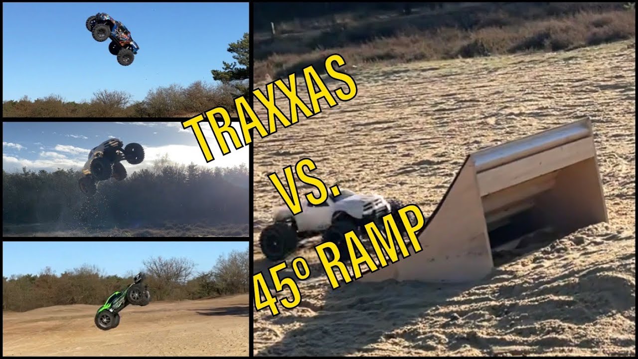 TRAXXAS XRT & X-Maxx VS. 45º RAMP - Dutch RC Adventures #24 - YouTube