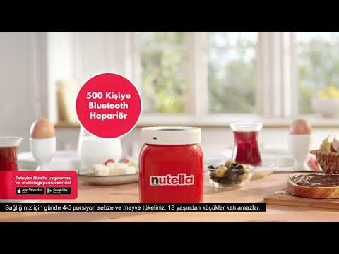 Nutella Kavanozları Mutluluğa Dönüşüyor! | Her hafta 500 kişiye Nutella Bluetooth Hoparlör