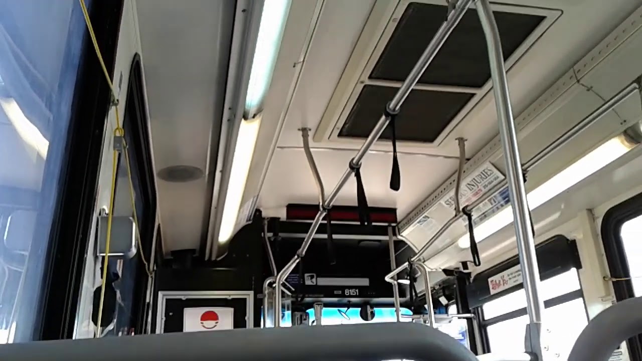 SEPTA 2008 new Flyer DE41LF 8151 on route 43 to 50th and Parkside - YouTube