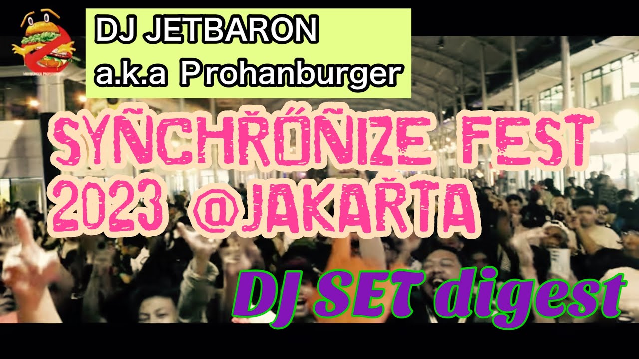 2023 9.3 synchronize fes 2023 DJ JET BARON ダイジェスト版 - YouTube