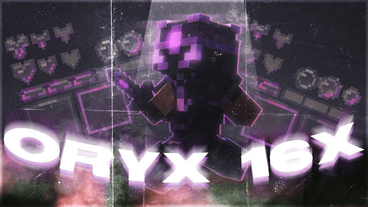 //ORYX - 16X// [@Jasppyy 400 subs pack] mcpe/java pack release! - YouTube