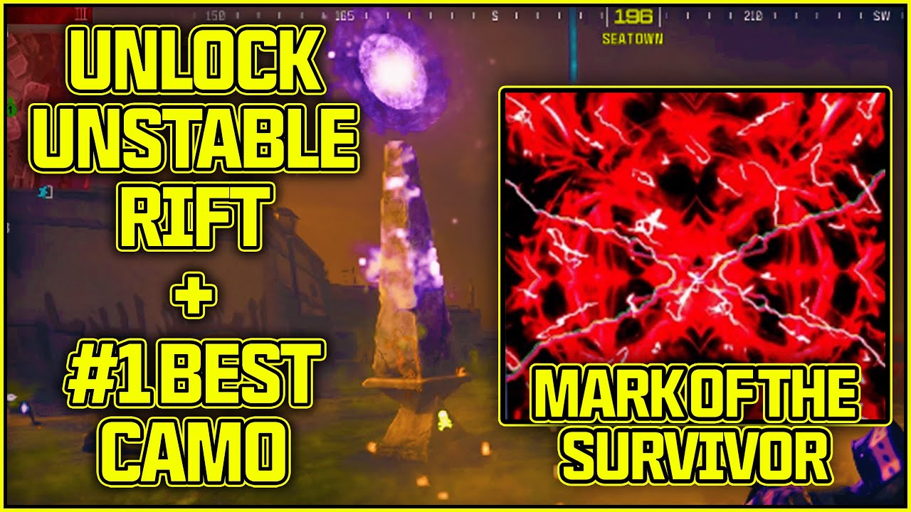 How to UNLOCK Unstable Rift + Secret Camo! - YouTube