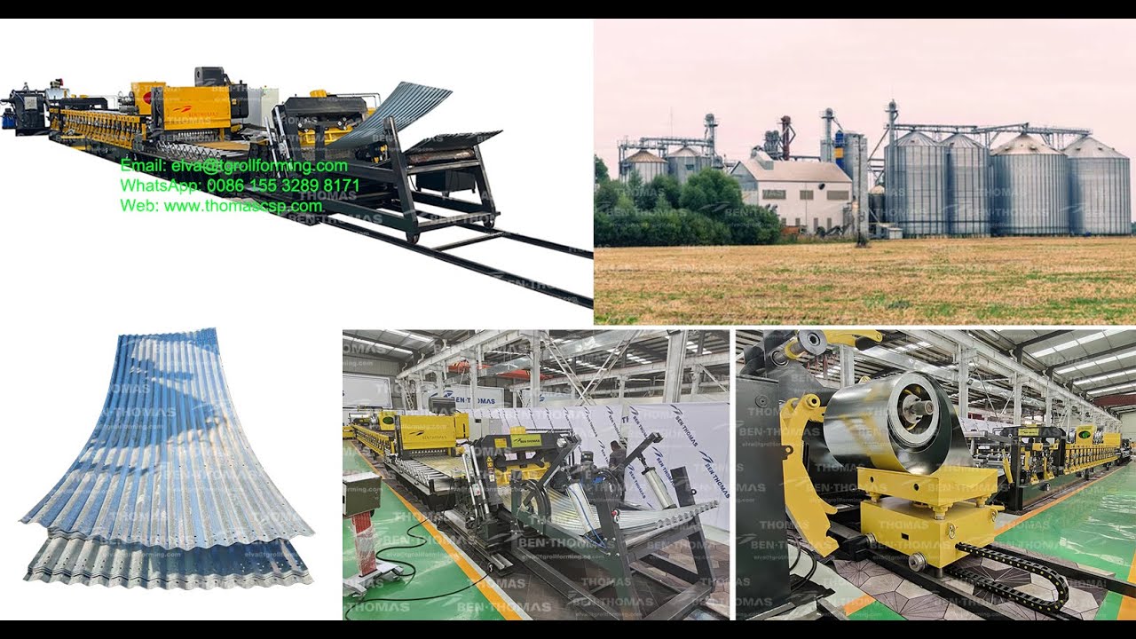 Feed silo panel forming machine silo machine grain bin silo roll ...