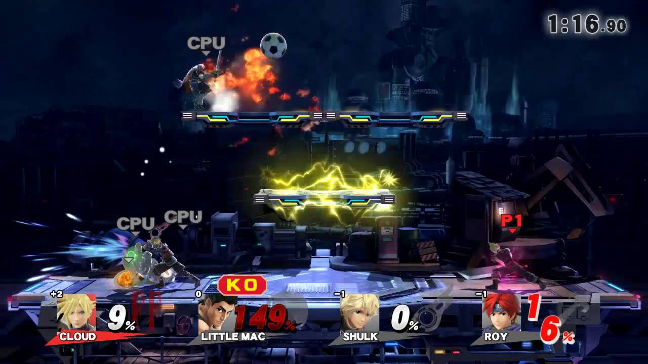 FB: Super Smash Bros for Wii U Smash: Cloud VS Little Mac VS Shulk VS ...
