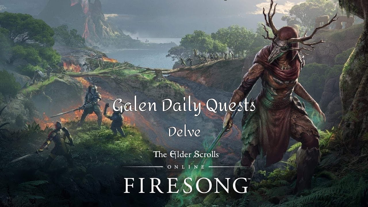 Elder Scrolls Online Daily Quests: Galen - Delve | No commentary - YouTube