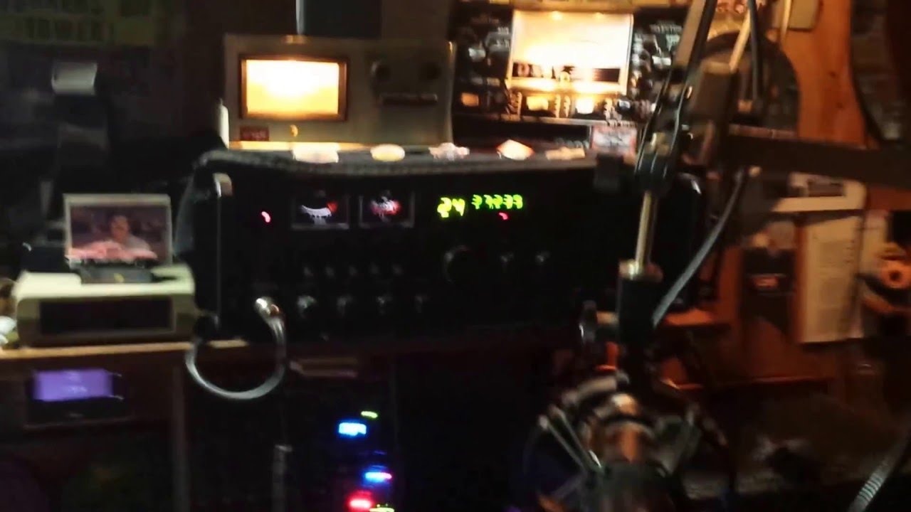 cb radio room/man cave - YouTube