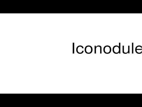How to pronounce Iconodule - YouTube