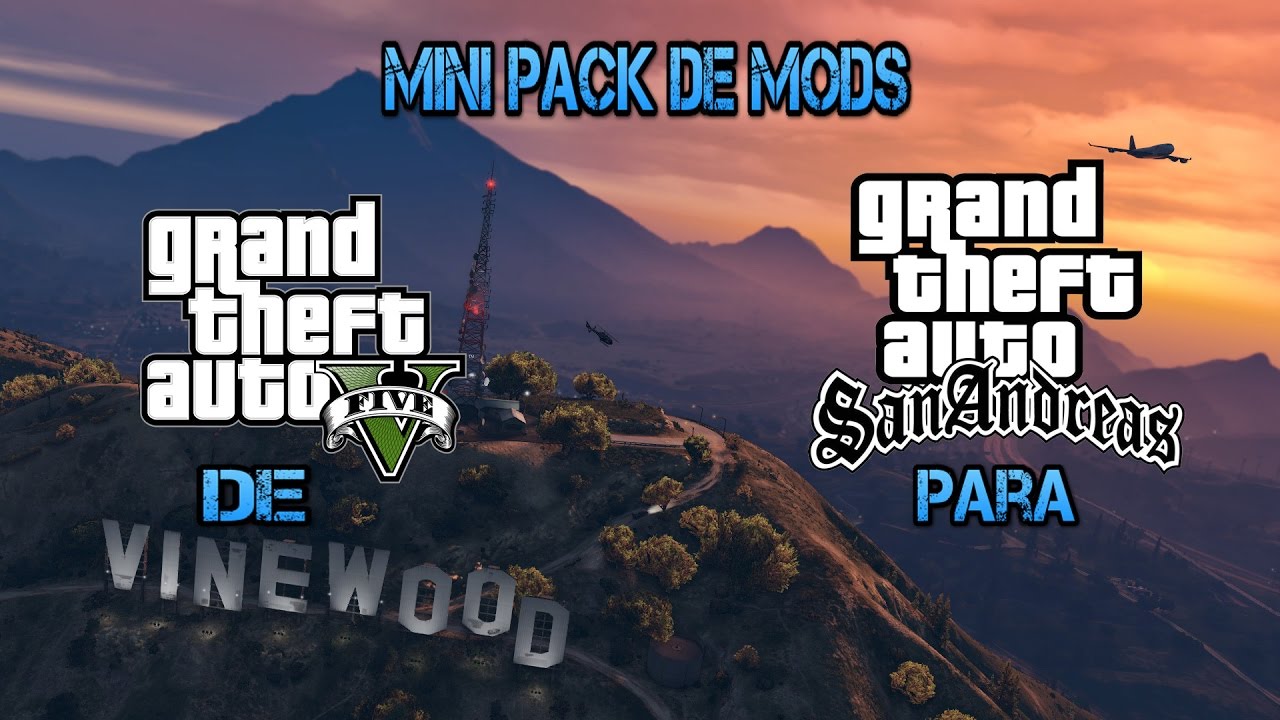 Pack de Mods de GTA 5 para GTA SA!! - YouTube