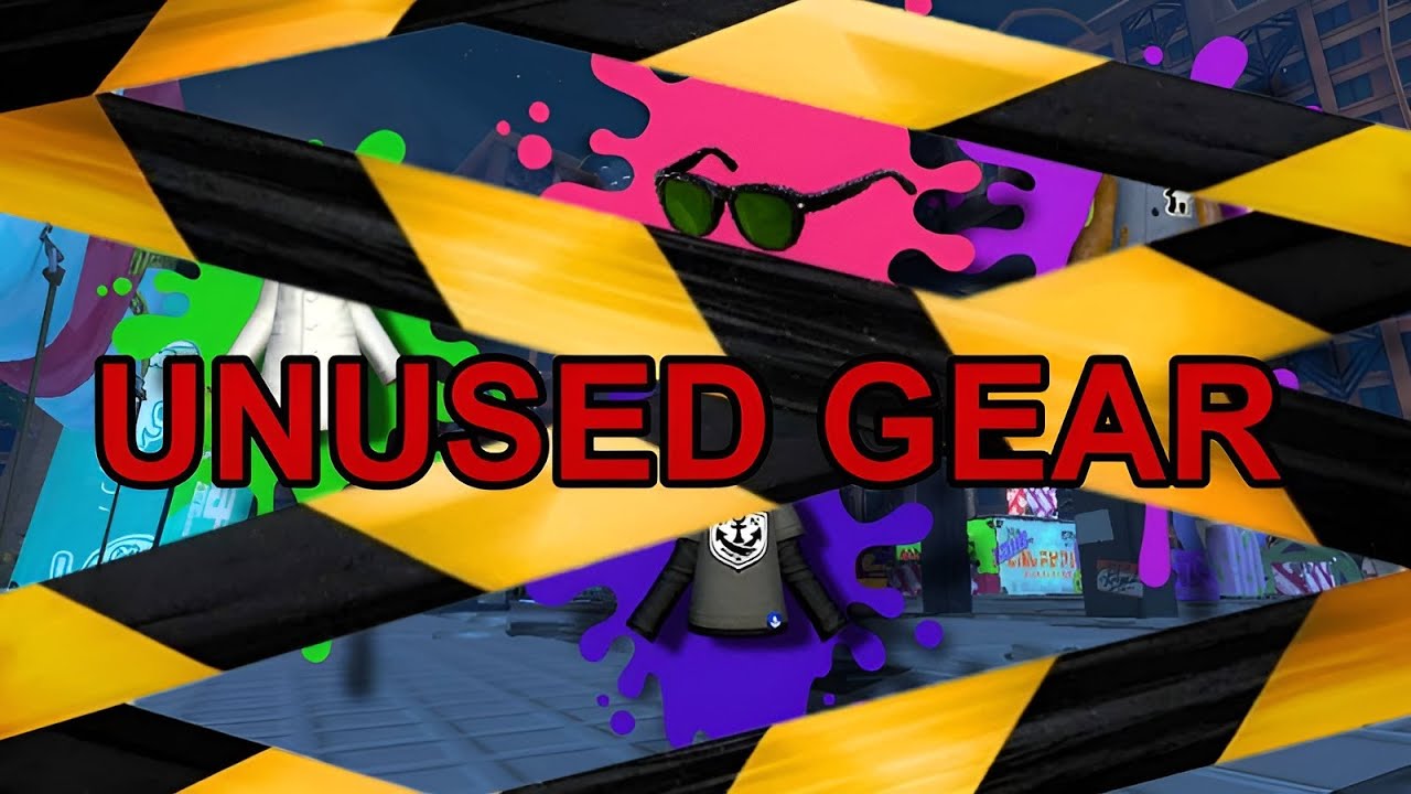 Every Unused Gear in Splatoon 1 and it's Story - YouTube