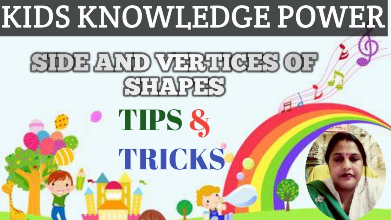 side and vertices of shapes - YouTube