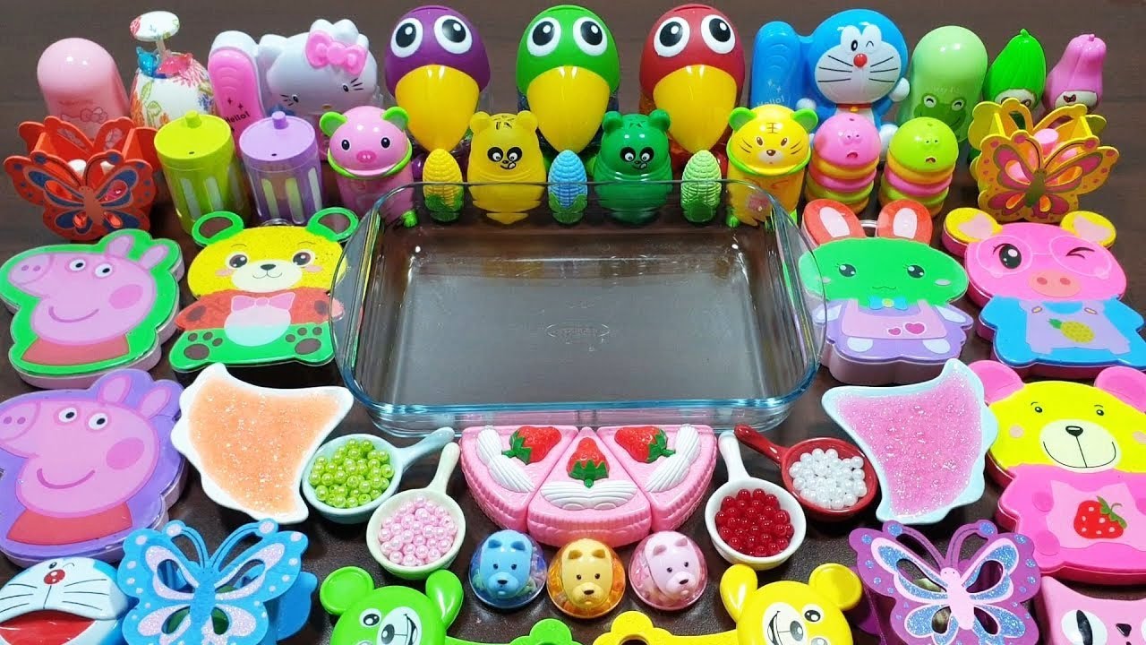 Mixing Many Things Into Slime ! Most Satisfying Slime video | Alex ...