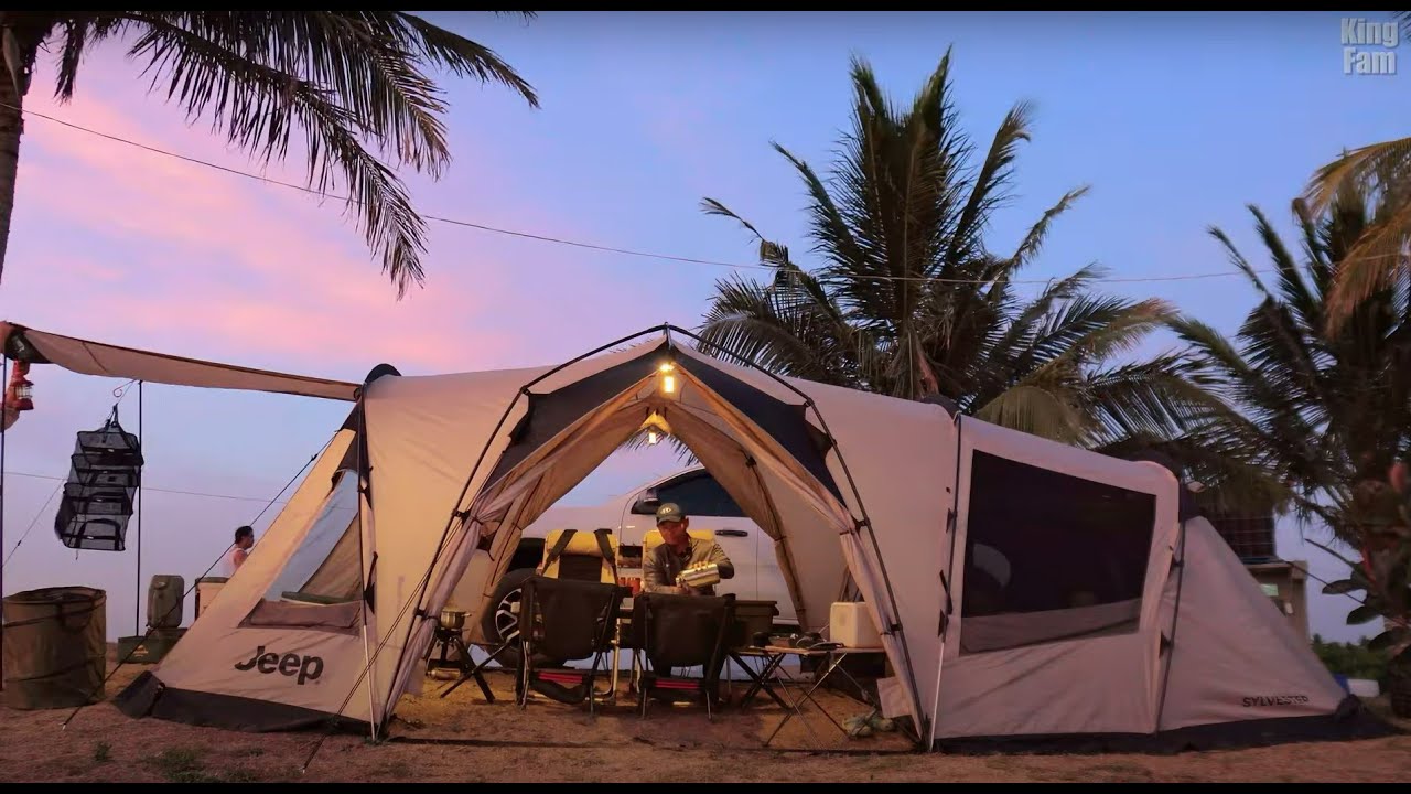 HOT SUMMER CAMPING, COZY TENT, TROPICAL WEATHER, SPLENDOR HILLS ...