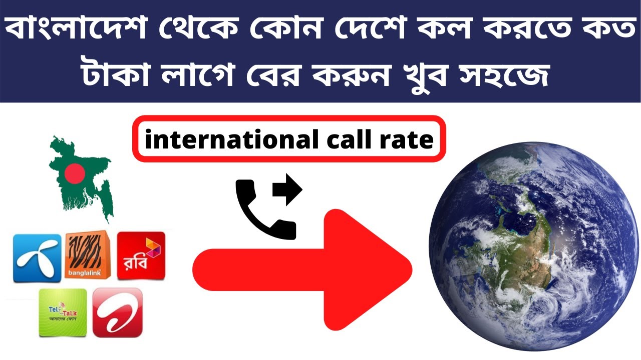 ISD Call Rate BD | International Call Rate From Bangladesh | Nazmul ...
