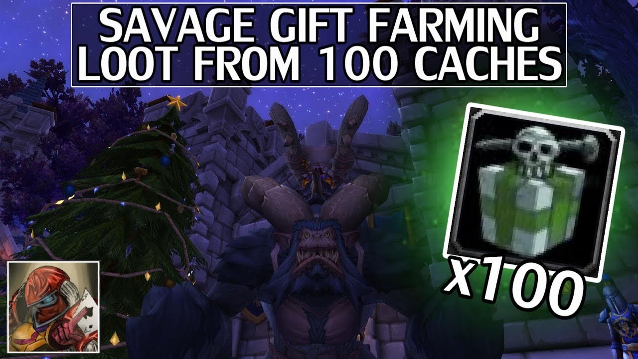 Savage Gift Gold Guide - Loot From 100 Caches - Minion of Grumpus - YouTube