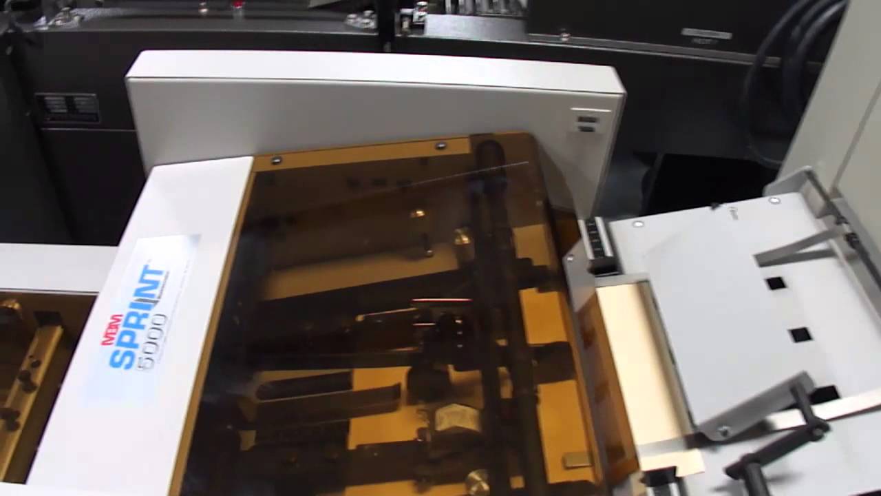MBM Sprint 5000 Bookletmaker - YouTube