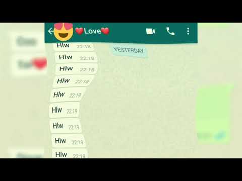 Love feeling status video Gf - Bf WhatsApp chatting