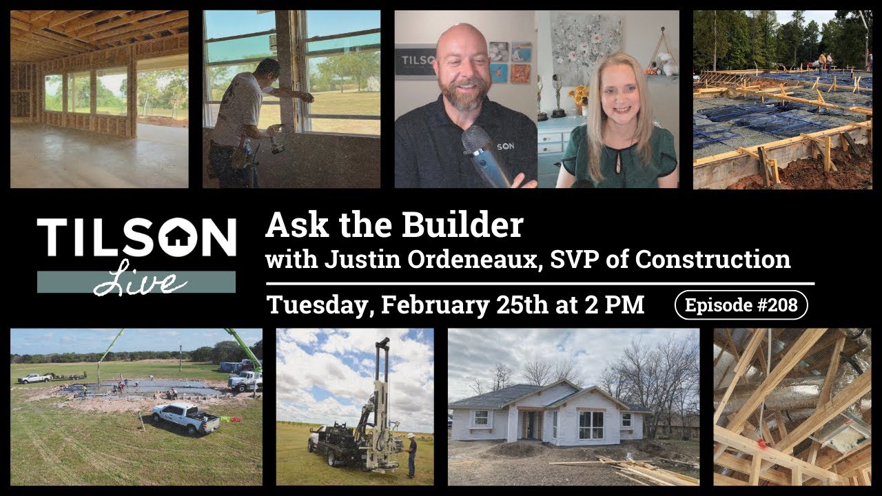Tilson Live! Ask the Builder - February 25, 2025 - YouTube