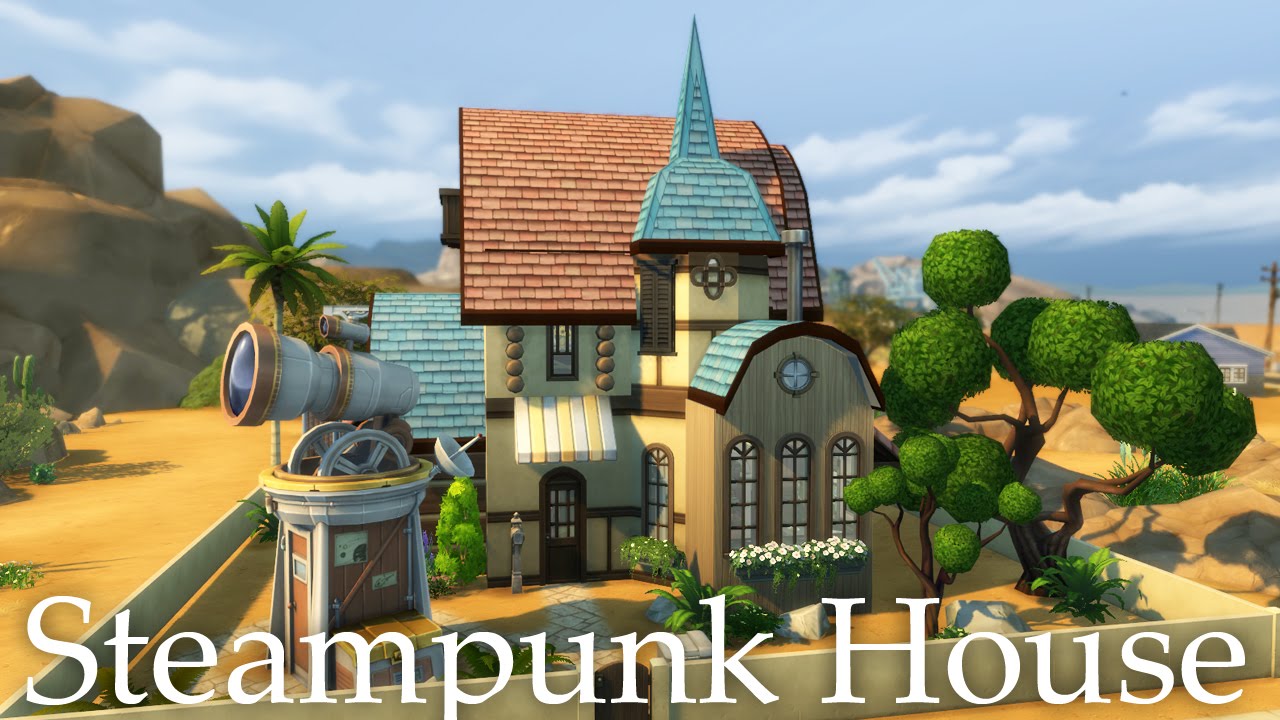 Steampunk House Exterior